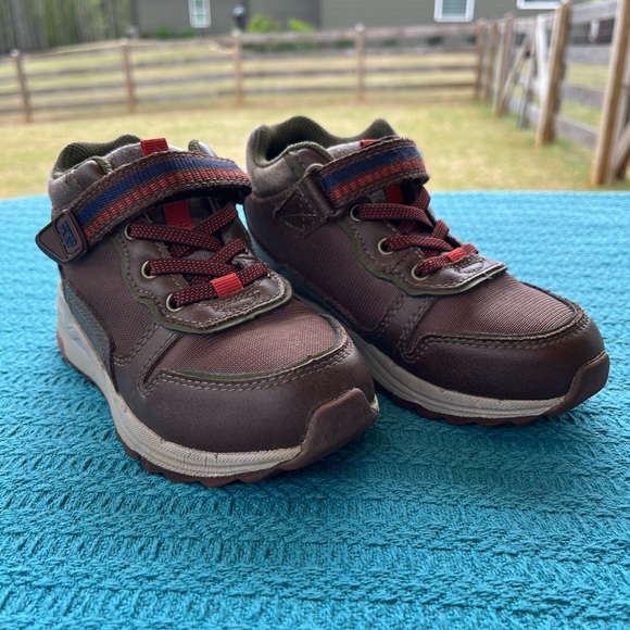 Stride Rite | Shoes | Stride Rite M2p Nate Hiking Boots In Brown Size 1 ...